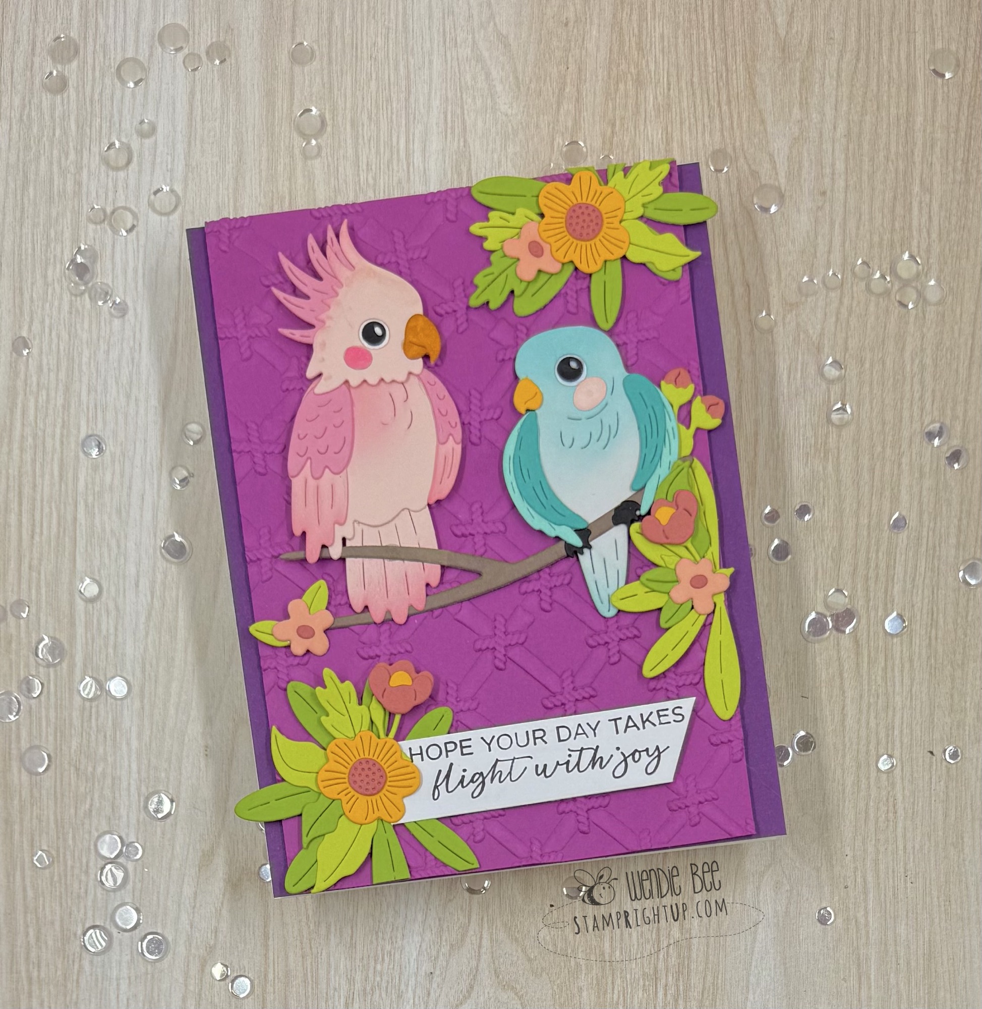Spellbinders Cheerful Chirps Collection: Flying High & Pretty Birds ...